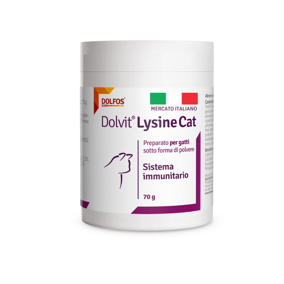 Dolvit Lysine CAT - Rafforza il sistema immunitario - shopmazoo